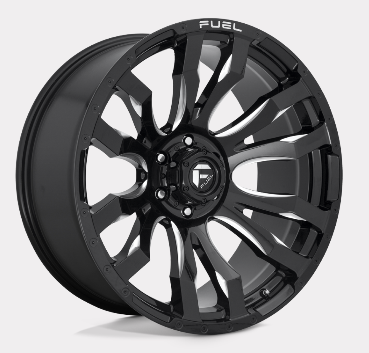 SC WHEELS - Blitz Glanzschwarz gefräst